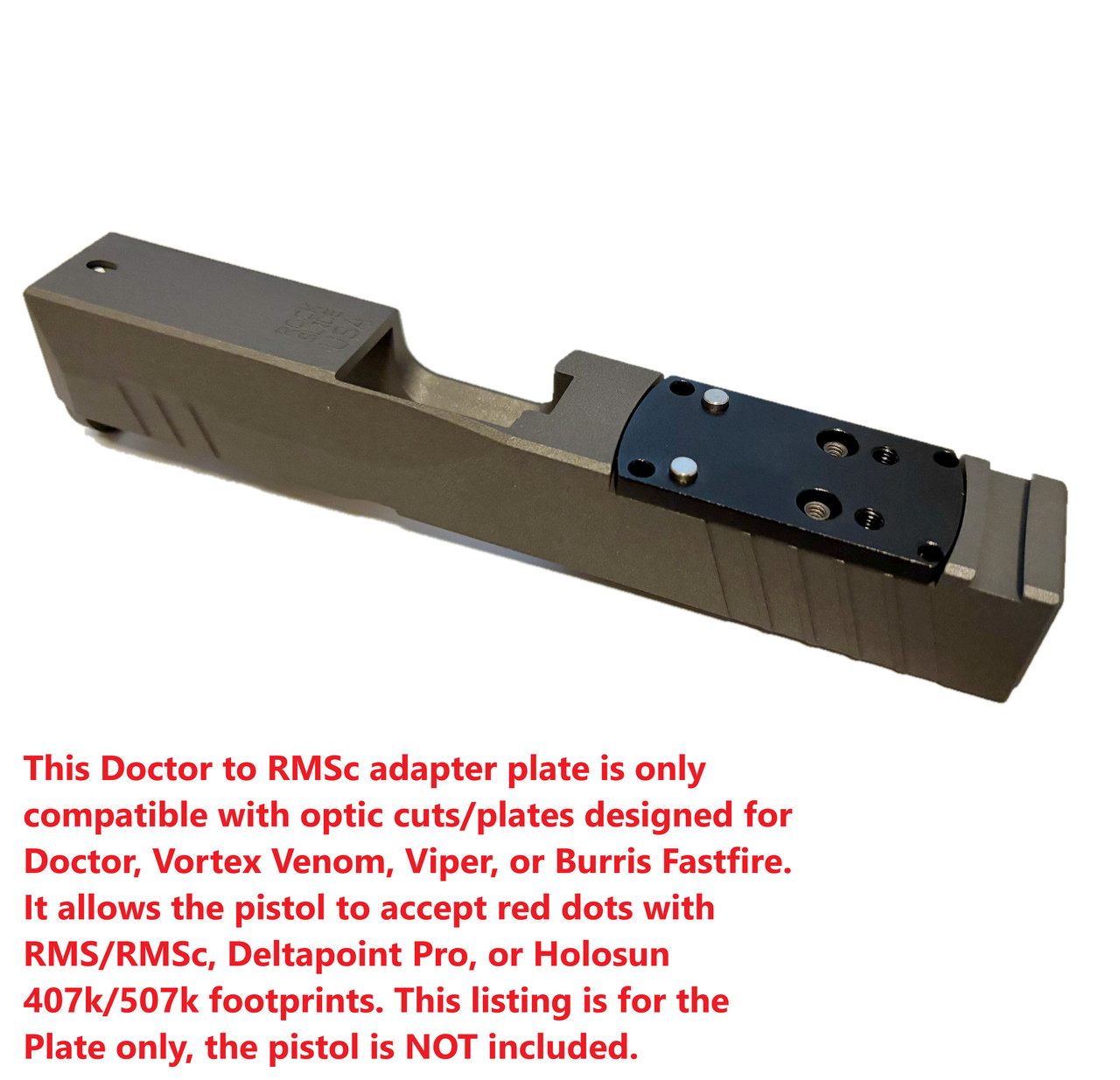 Doctor to RMSc Footprint Adaptor Converter Mounting Plate for ...