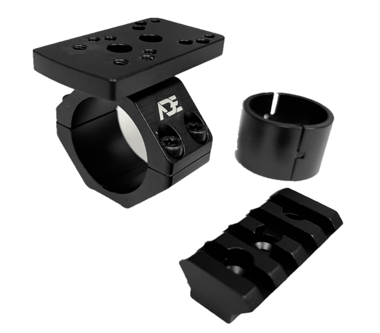 Ade 30mm/1" Inch Piggyback Universal Fit Red Dot Ring Mount for Rifle ...