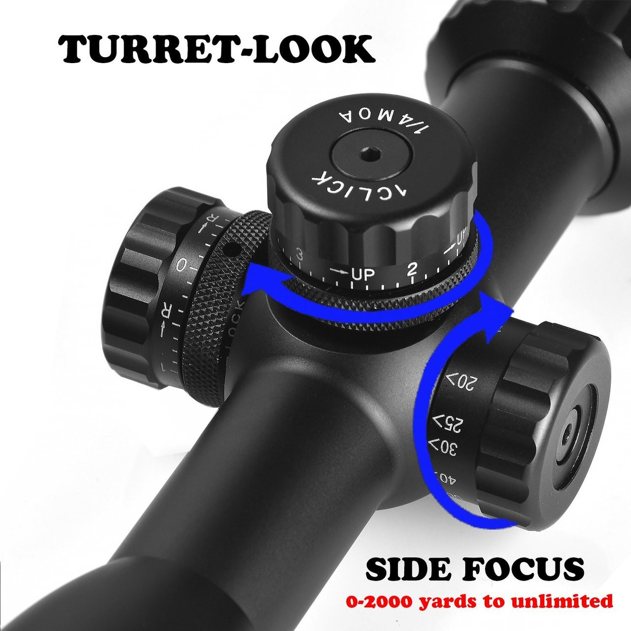 Ade Advanced Optics Anthem 4-12x40 Side Parallax Adjustment Hunting ...