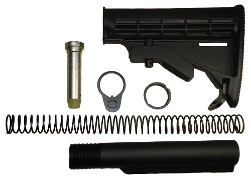 AR15 A2 Stock Buttstock with buffer tube assembly - OPTICSFACTORY
