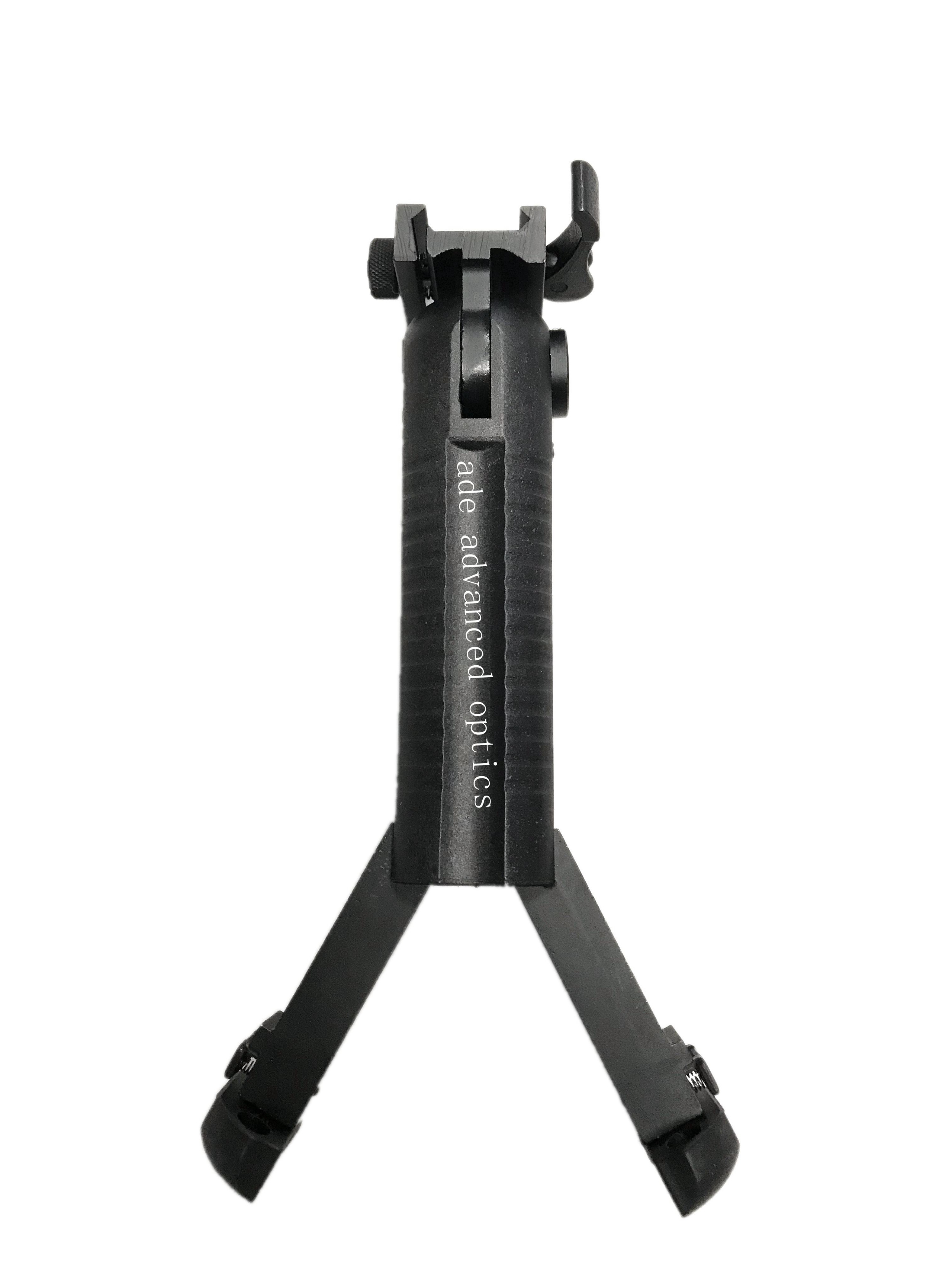 Ade Advanced Optics Folding 5 Position Grip BIPOD 7.5"-9" Adjustable ...