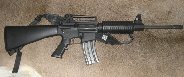 AR15 A2 Stock Buttstock with buffer tube assembly - OPTICSFACTORY