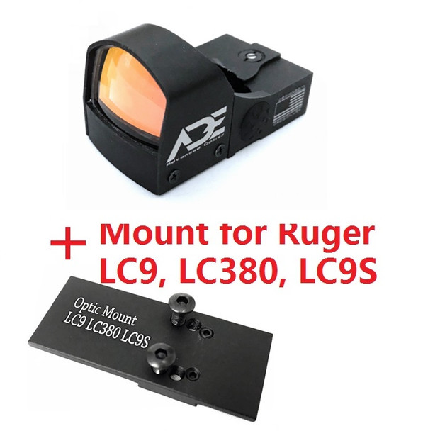 Ade Advanced Optics Compact RD3-009 Red Dot Reflex Sight for Ruger LC9 ...