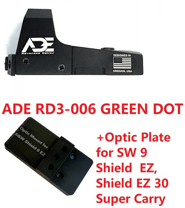 Ade Advanced Optics Huracan RD3-006 Green Dot Reflex Sight + Optic ...