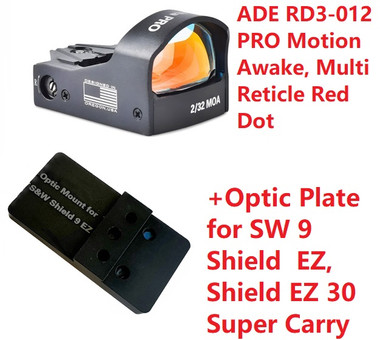 Ade Advanced Optics Delta Pro RD3-012 PRO Motion Awake, Multi Reticle ...