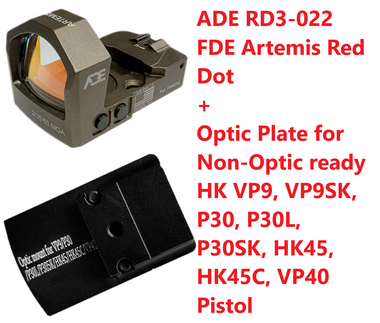 ADE Artemis RD3-022 FDE(Flat Dark Earth) Body Color Shake Awake, Multi ...