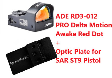 ADE RD3-012 PRO Delta Red Dot - Top Battery Loading - Multi Reticle ...