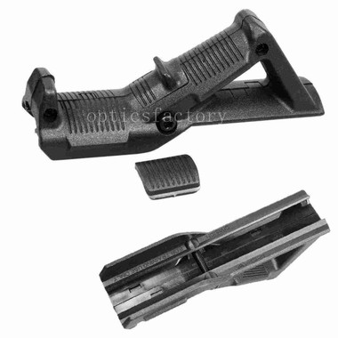 Rifle Angled Foregrip Front Grip for Picatinny / Weaver Rail - Black ...