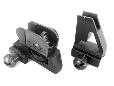 Mil Spec Detachable Rear + A2 Front Sight SET Designed use on LOW ...