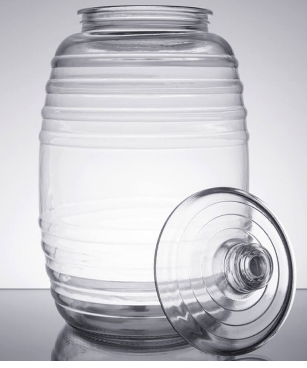 Large Glass Brewing Jar 10 liter (2 1/2 Gal) - Happy Herbalist