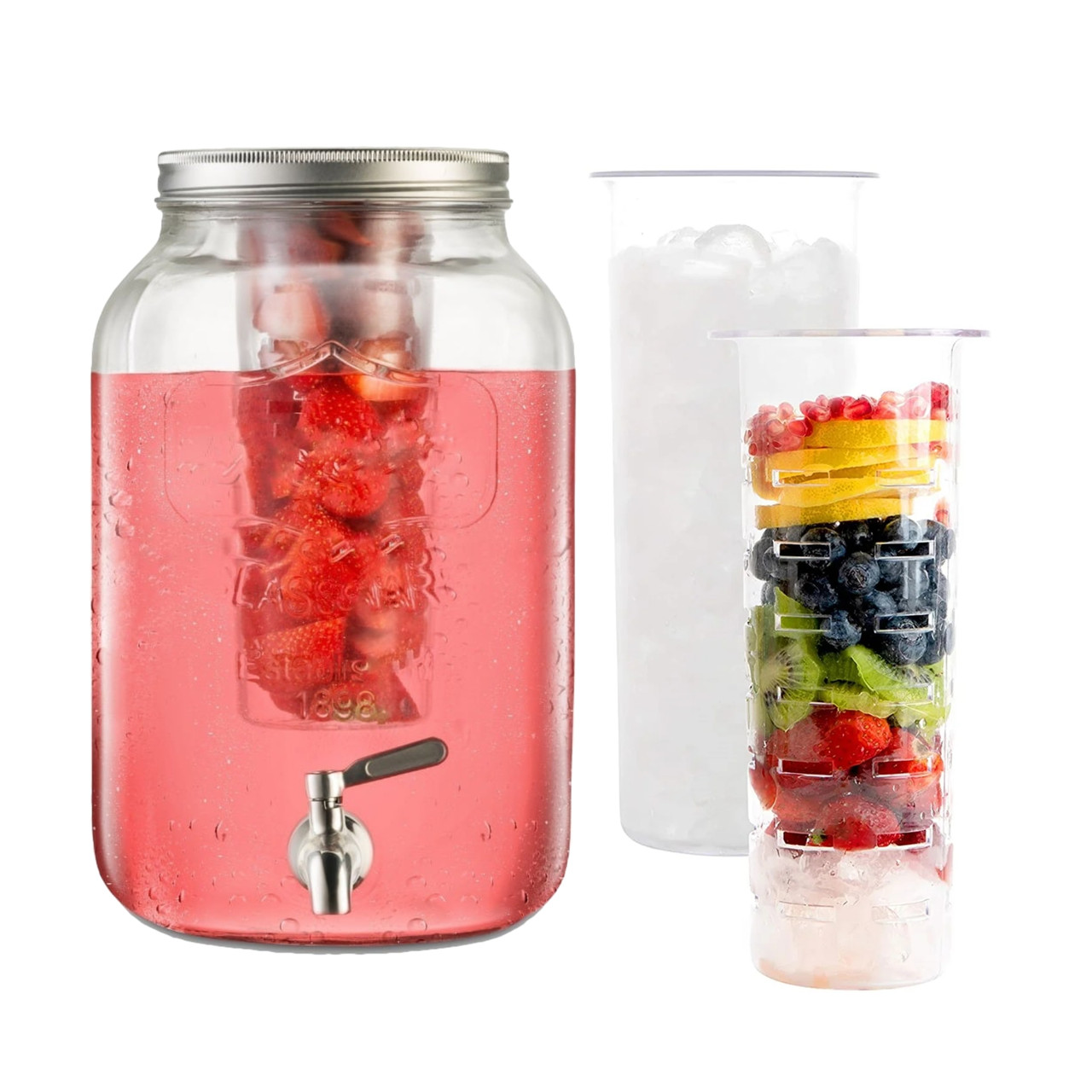 Large Polycarbonate Infuser for fruit, Herbs, Spices, Teas and Ice