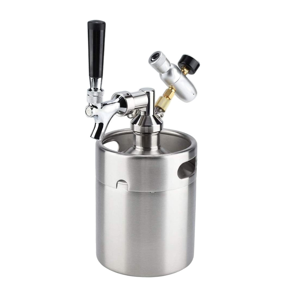 Mini Keg for Fresh Carbonated Brew – Keeps 64 oz chilled and sparkling ...