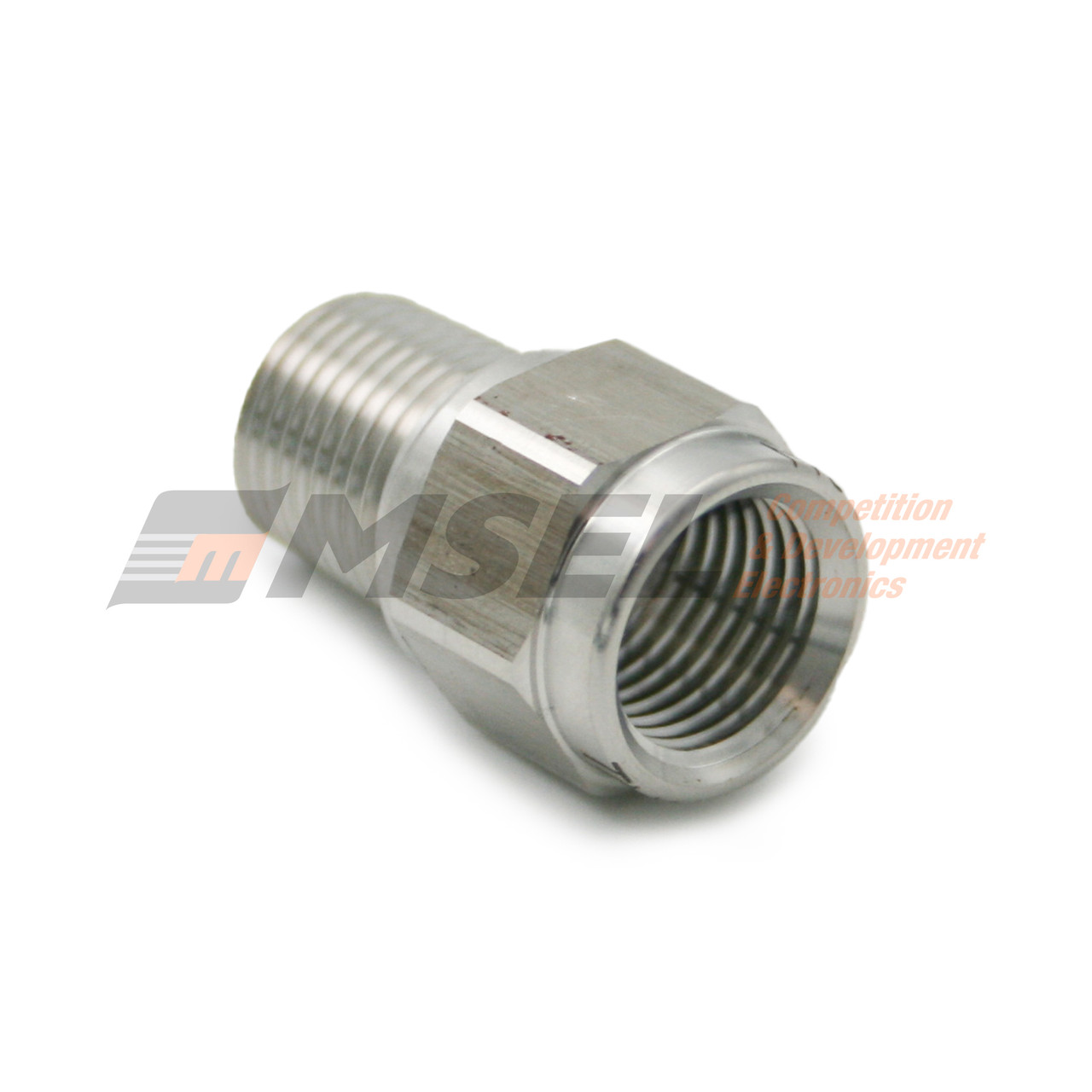 M10 x 1 to 1/8" NPT Pressure Sensor Adapter - Motorsport Electronics ...