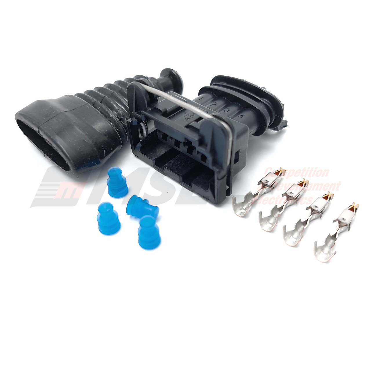 AMP Junior Timer 4-Way Female Connector Kit - Motorsport Electronics ...