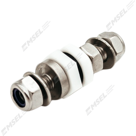 High Amp Flanged M6 Bulkhead Stud - Motorsport Electronics Limited
