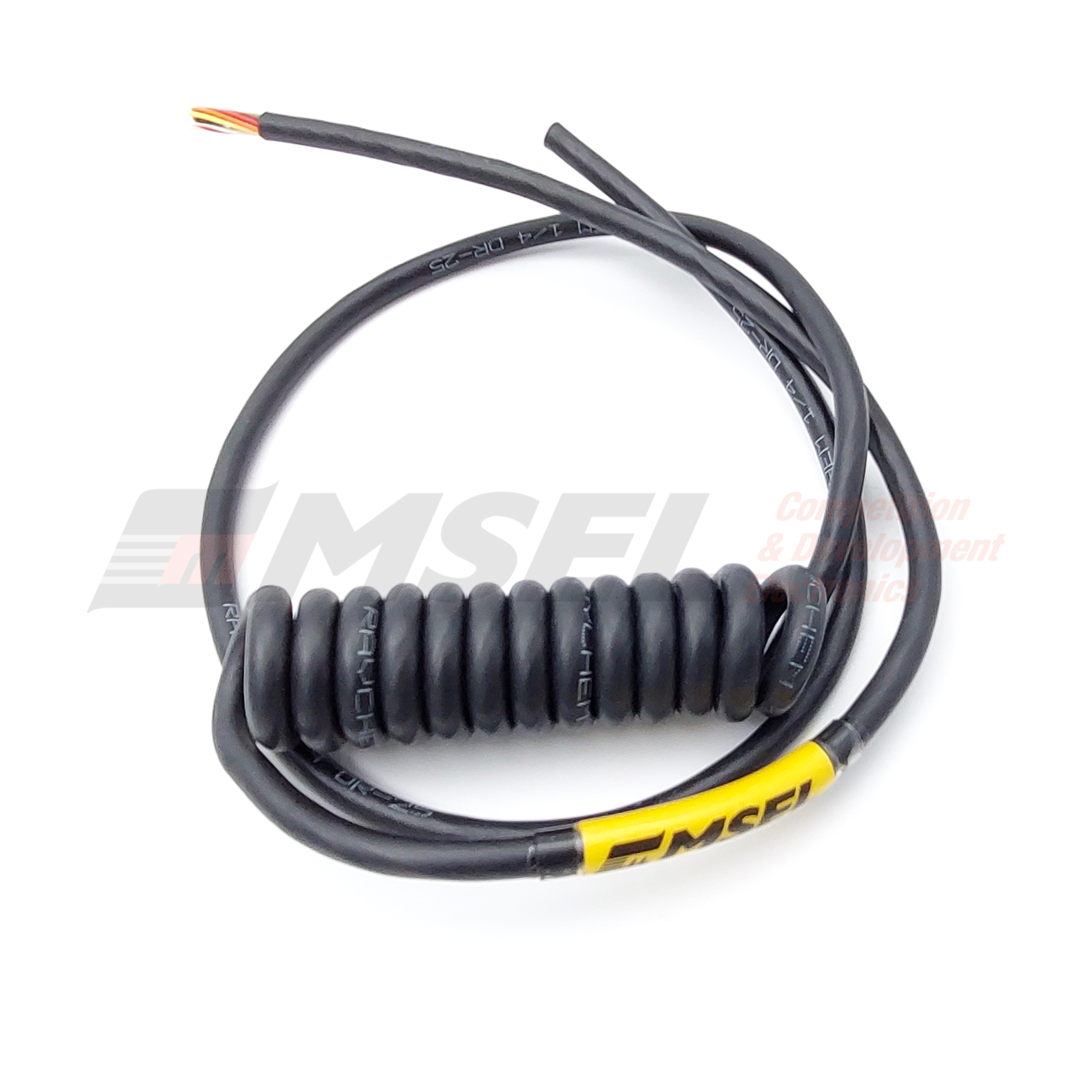 Curly Cord 14 Core 24AWG Short Premade - Motorsport Electronics Limited