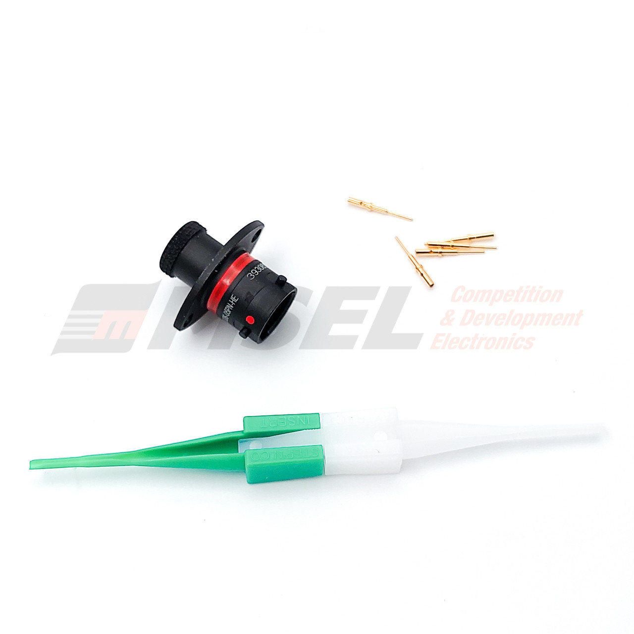 Deutsch Autosport Lite 5-Way Bulkhead Connector with Size 23 Pins - Red ...