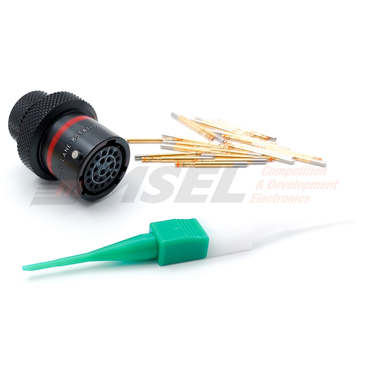 Autosport 22-Way In-line Receptacle Connector with size 22 Sockets ...