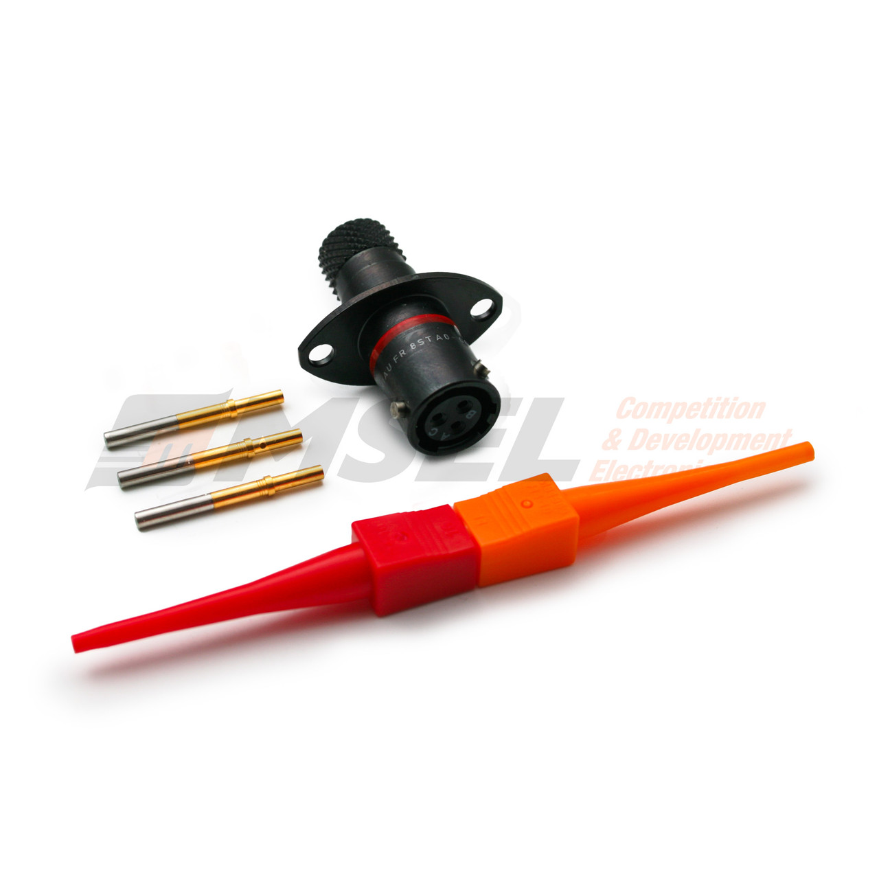 Autosport 3-Way Bulkhead Connector with Sockets - Red - Motorsport ...