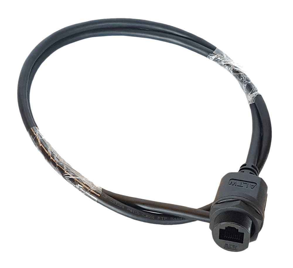 RJ45 Ethernet Bulkhead Cable - 1m - Motorsport Electronics Limited