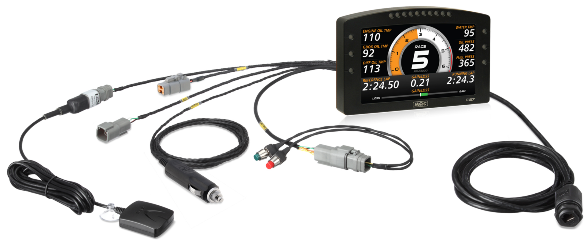 Motec C127 Colour Race Display Kit - Motorsport Electronics Limited