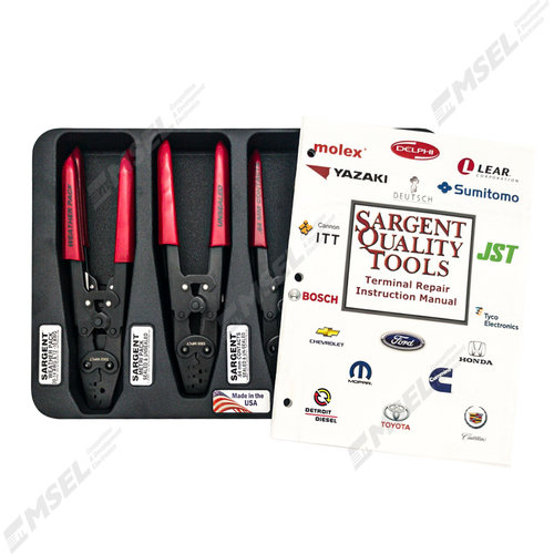 Sargent Master Crimp Tool Kit - 5 crimpers - Motorsport Electronics Limited
