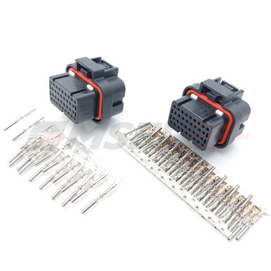 AMP 68-Way Female Superseal 1.0 Connector Kit with Terminals