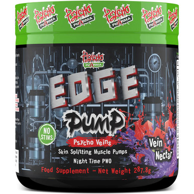 Edge Pump Stim Free Pre-Workout by Psycho Pharma