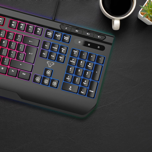 Laser RGB Gaming Keyboard – Full Size, Anti-Ghosting, Wired