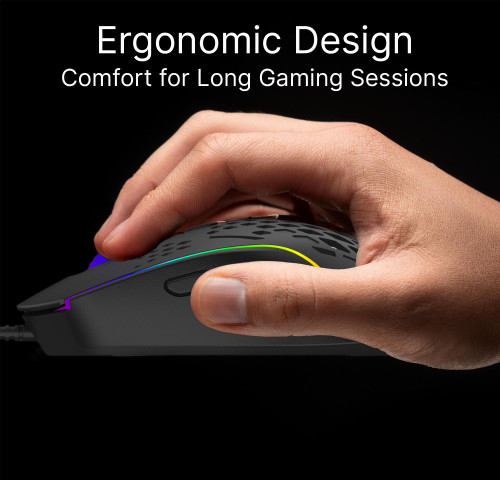 Laser RGB Gaming Mouse with 12800 DPI