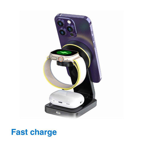 Laser ChargeCore 3 in 1 MagSafe Charger | Fast Wireless