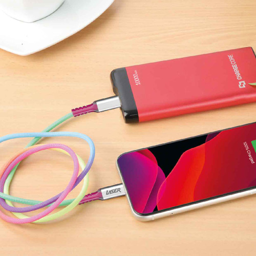 Laser 2M Rainbow USB-C Charging Cable Duo | Fast Charge