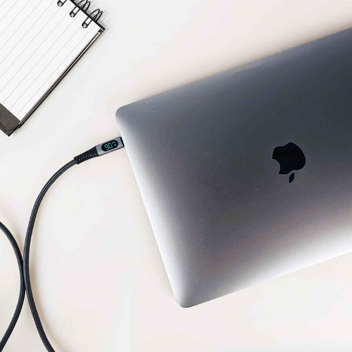 Fast Charging 240W USB-C Cable with LCD Display - Laser