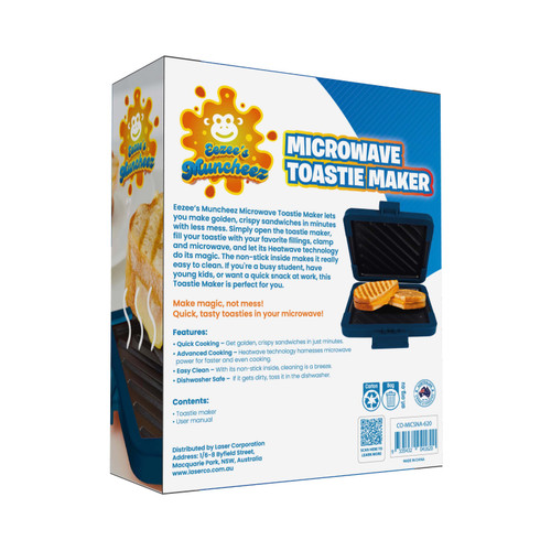 Laser Microwave Toastie Maker Blue