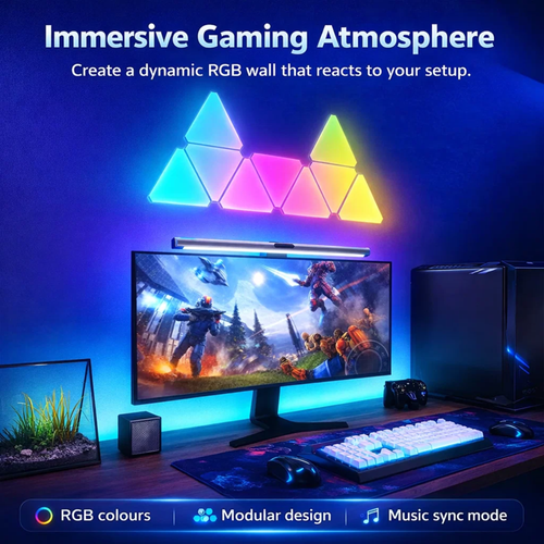 Laser Smart Triangle Light WiFi RGB 10-Pack