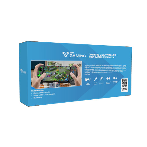 Laser Bluetooth Mobile Gaming Controller - 10-Hour Play