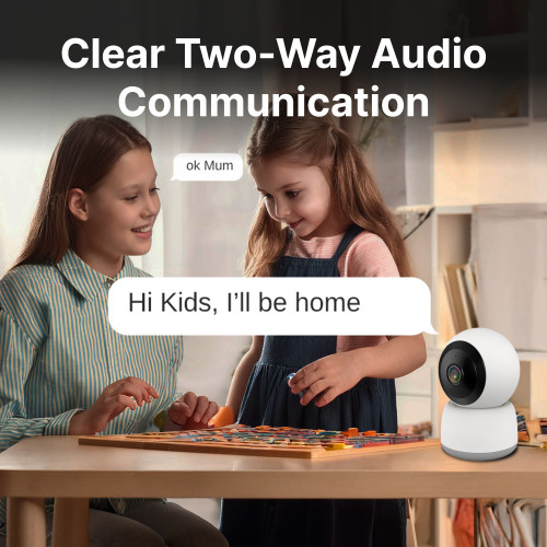 Connect Smart Home 360° Pan/Tilt FHD Camera with Night Mode