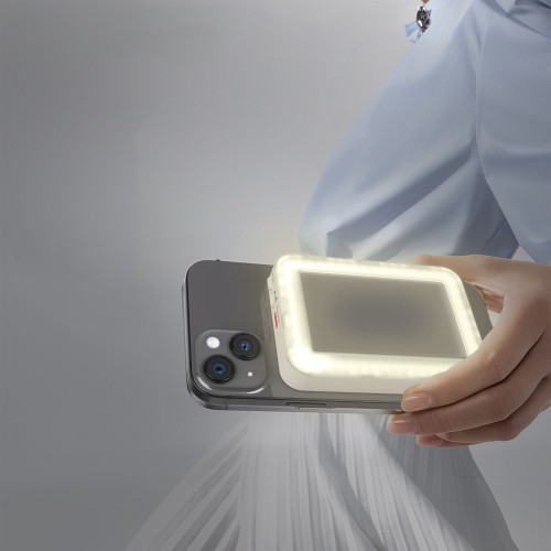 Laser ChargeCore Powerbank - Selfie LED, 5000mAh Capacity