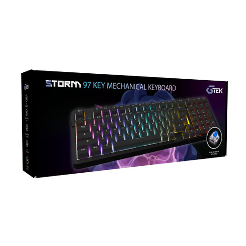 GTEK 97-Key Gaming Mechanical Keyboard with RGB Backlighting