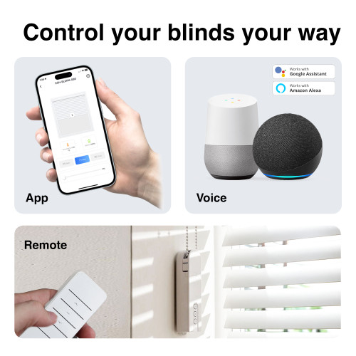 Smart Blind Opener Works with Alexa and Google Home