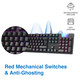 RGB Mechanical Gaming Keyboard - Laser Full Size Wired