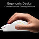 Laser RGB Gaming Mouse | Lightweight, Multi-DPI, White