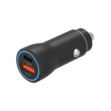 Laser 48W USB Car Charger Dual Port USB C USB A Fast Charge