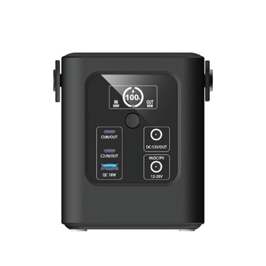 NRGVault Portable Power Station 100W Compact DC Power