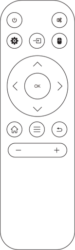 Laser Replacement Remote for Multi-Angle Smart Android Projectors