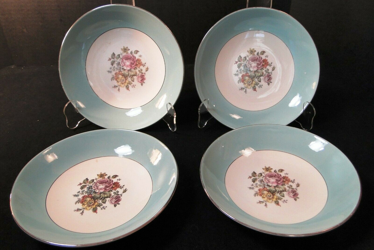 Cunningham & Pickett Danube Soup Bowls 8 1/4" Alliance Set of 4 | DR ...