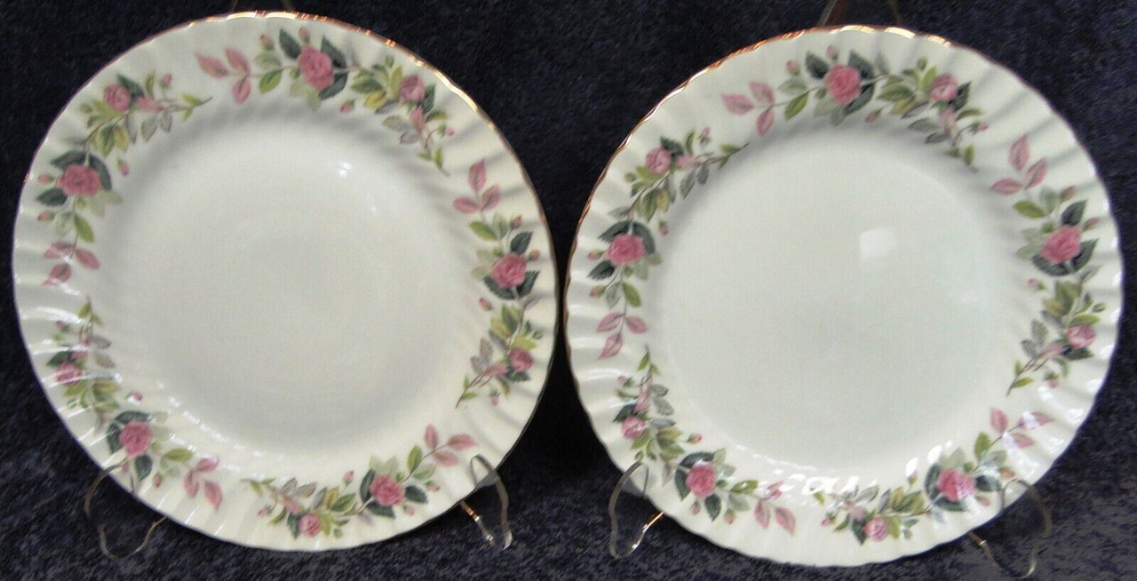 Creative Regency Rose Luncheon Plates 9 1/4" 2345 Fine China Set of 2 ...