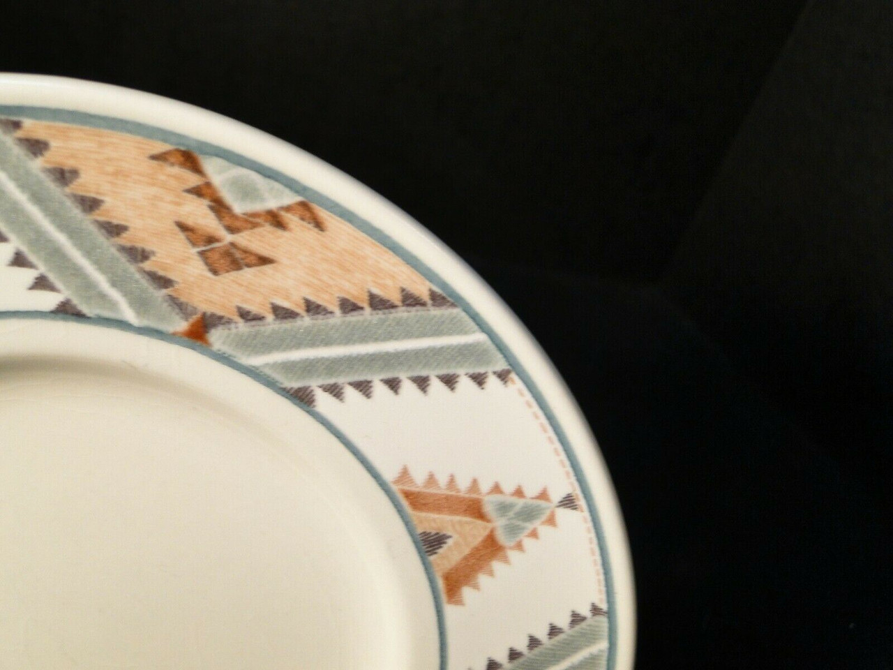 Mikasa Santa FE Saucers 6 1/2" CAC24 Intaglio Southwest Set 4 Excellent ...