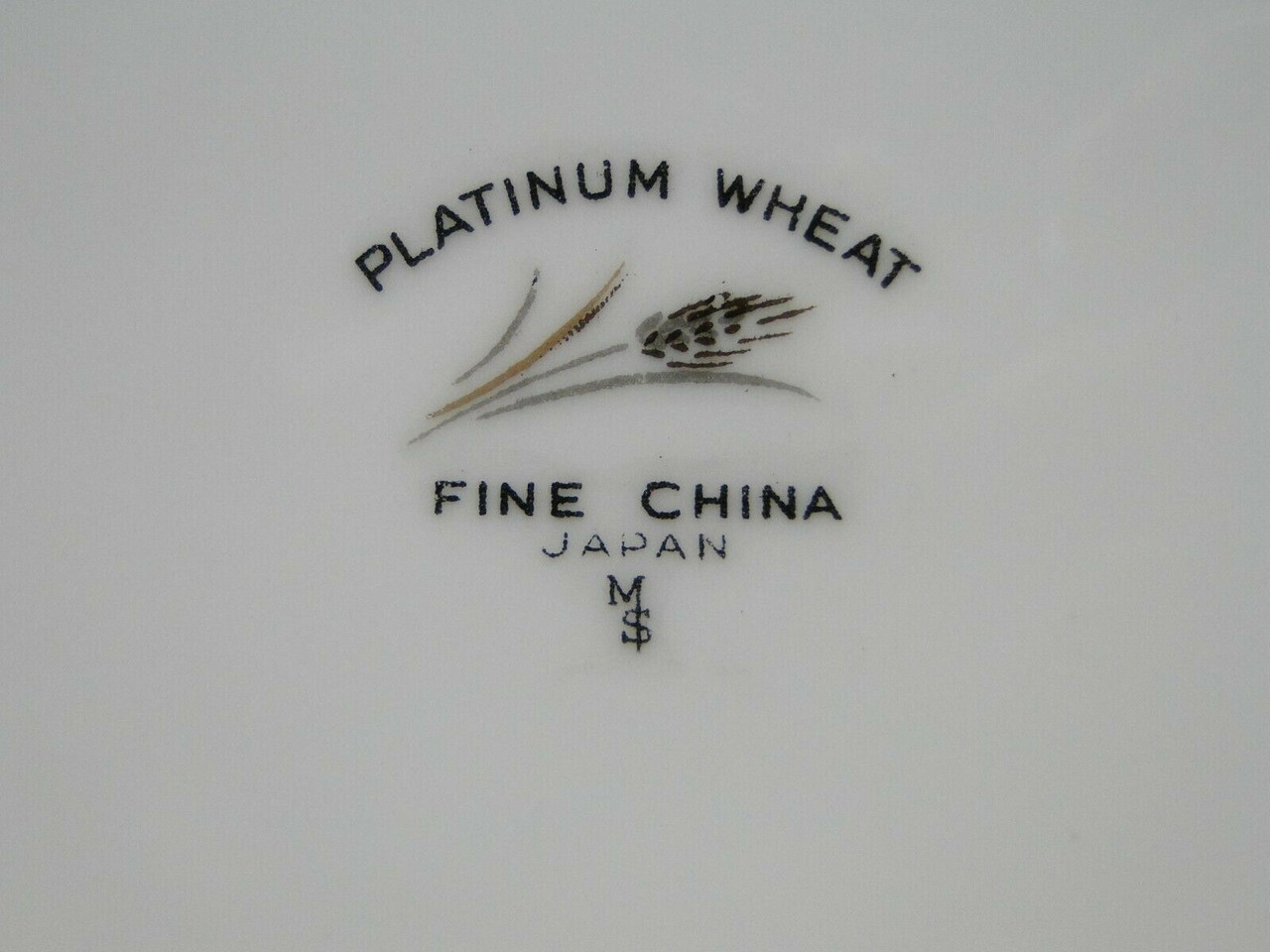 Fine China of Japan Platinum Wheat Gravy Excellent - DR Vintage ...