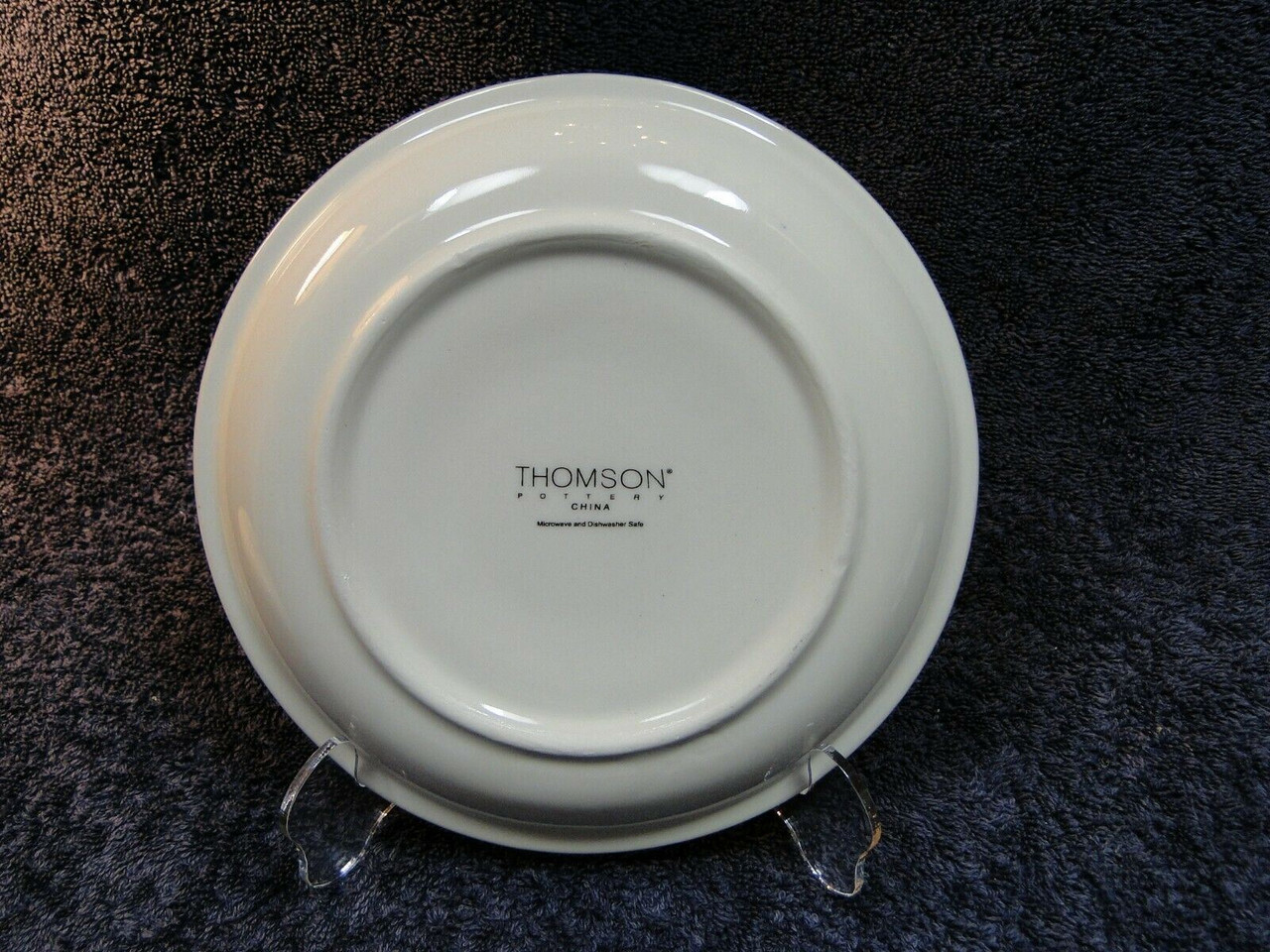 Thomson Pottery Snowman Salad Plates 7 1/2" Set of 4 | DR Vintage ...